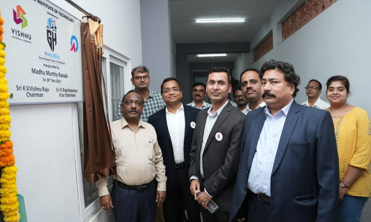 Bhimavaram: QualiZeal signs MoU with Sri Vishnu institutions