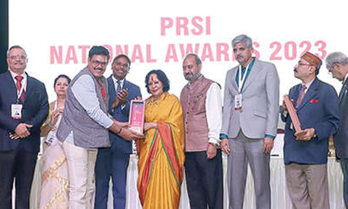 PRSI Tirupati chapter bags national award