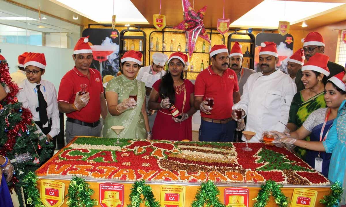 Vijayawada: Spectacular Xmas cake mixing ceremony held