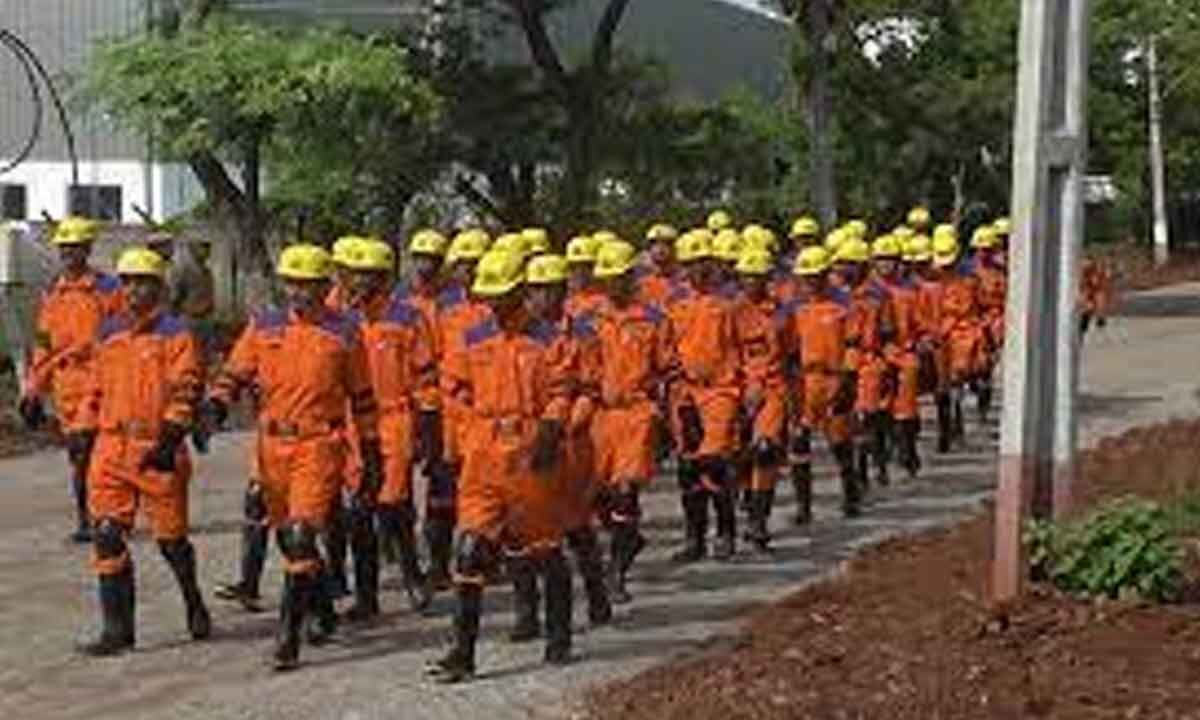 Vijayawada: SDRF team arrives