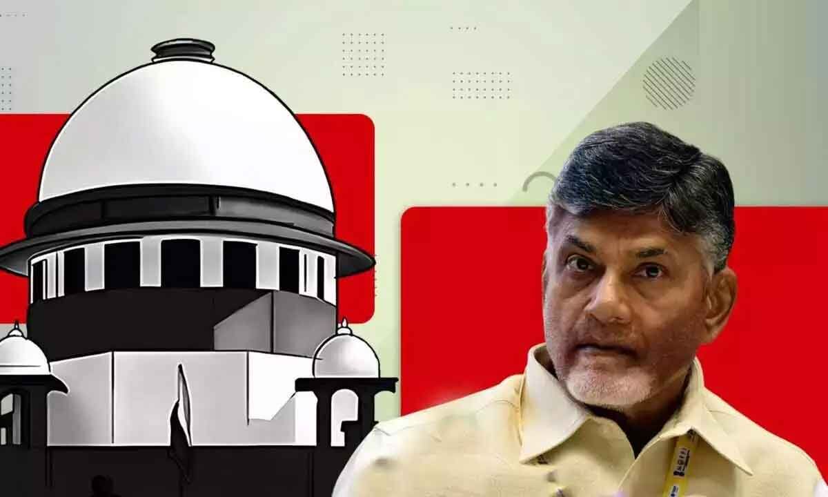 SC to hear CID's petition to cancel Naidu's bail in skill development case