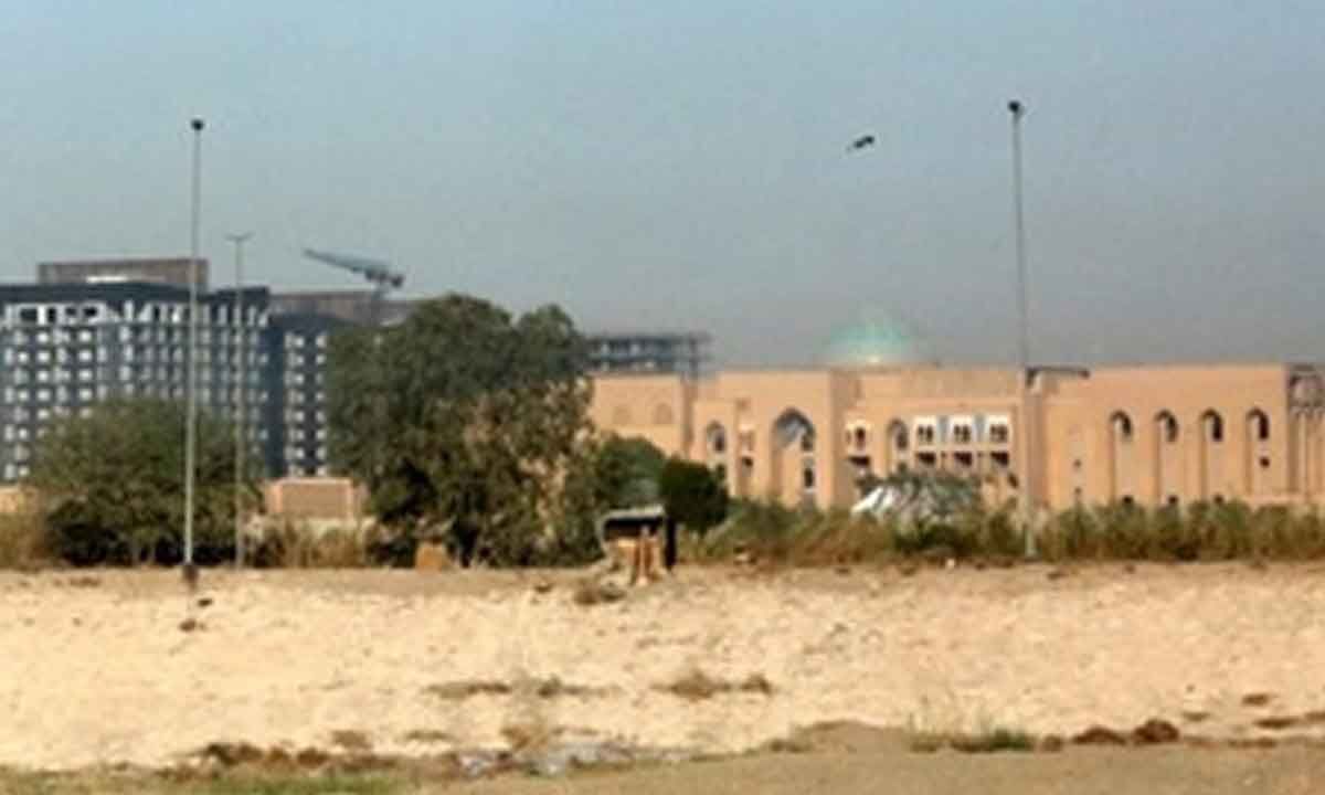 Explosions heard near US embassy in Baghdad
