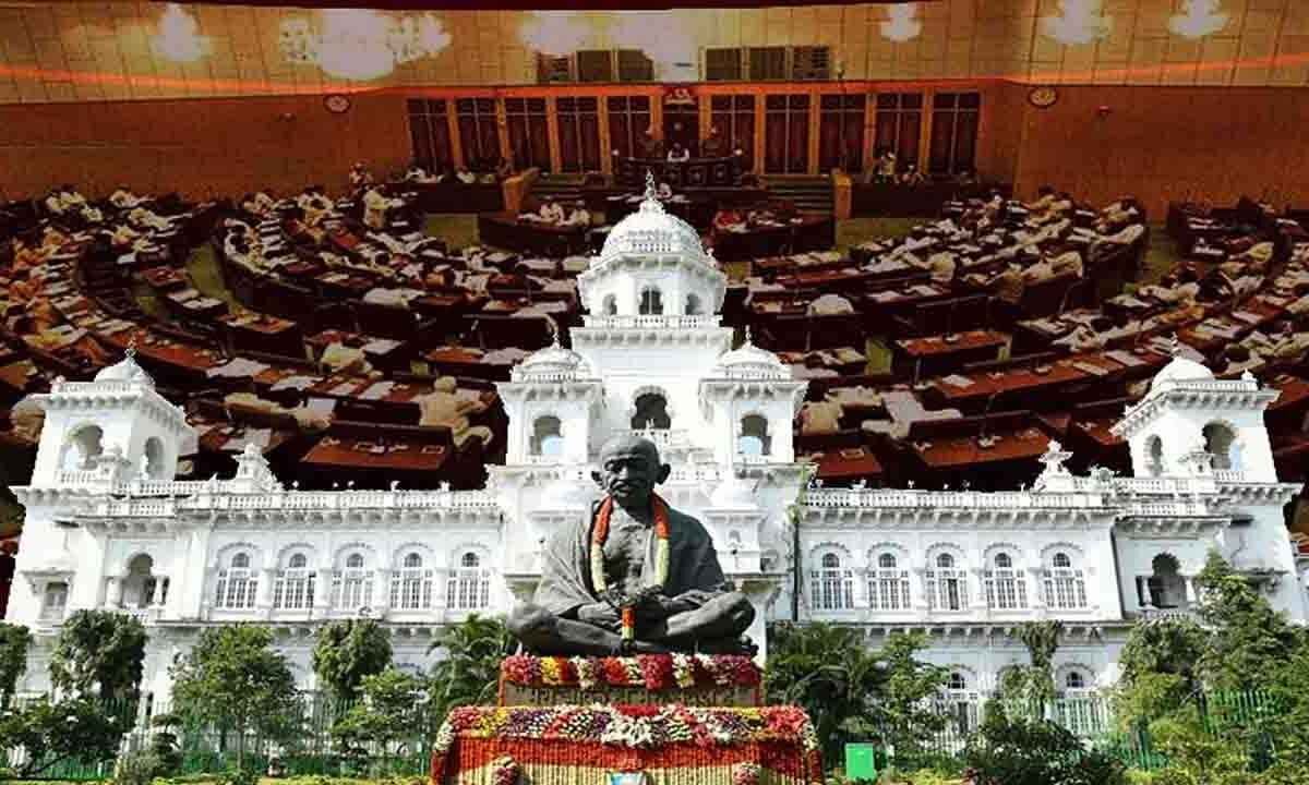 Telangana assembly session begins, with motion of thanks to Governor's ...