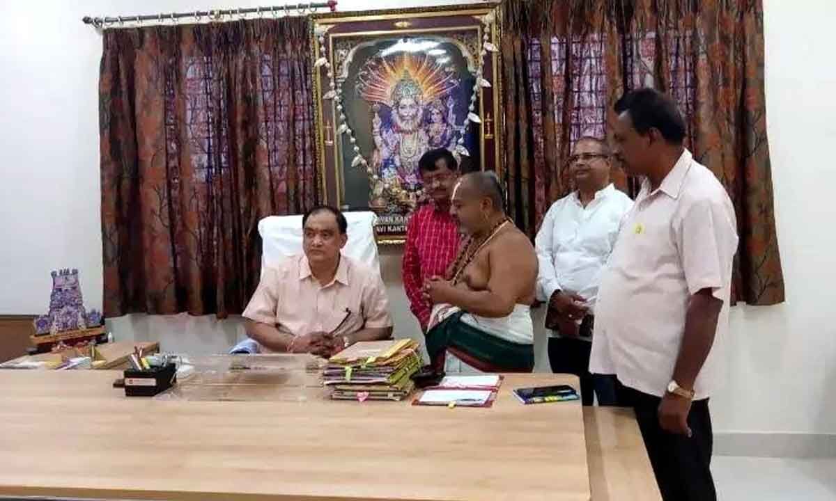 K Ramakrishna Rao new EO of Yadadri temple