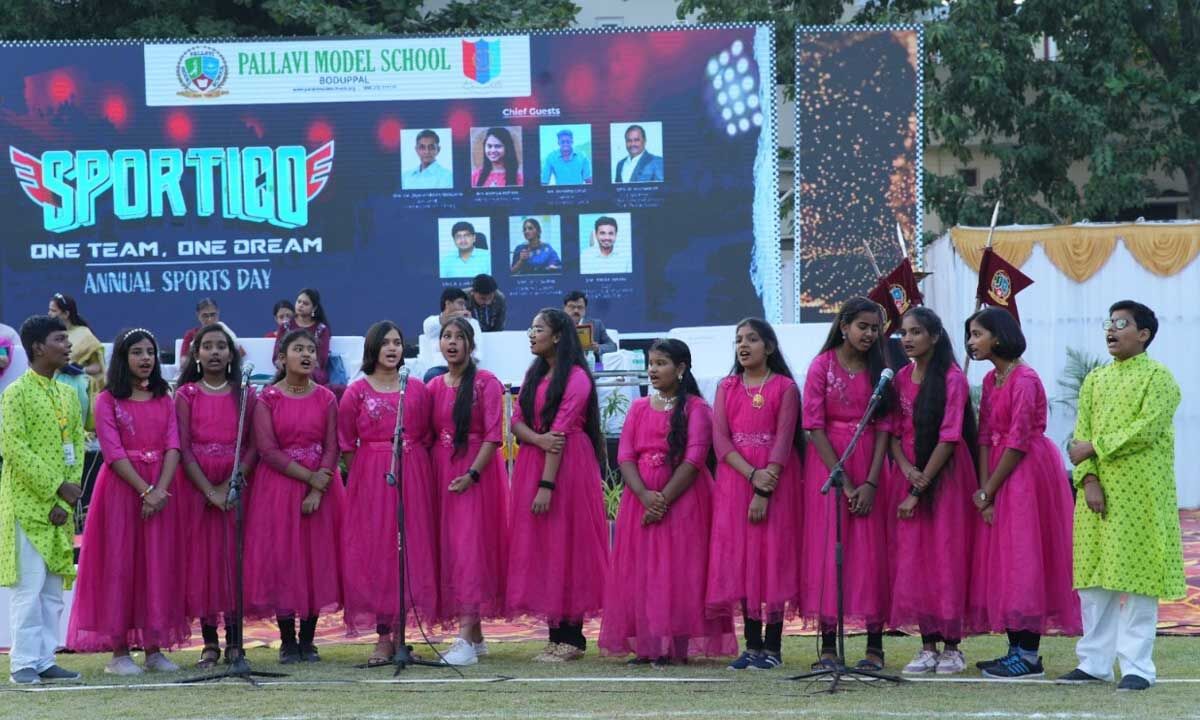 Pallavi model school Boduppal conducts Annual Sports Day