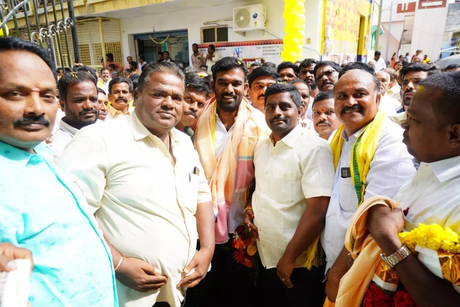 Paritala Sriram continues Padayatra in Dharmavaram on fourth day