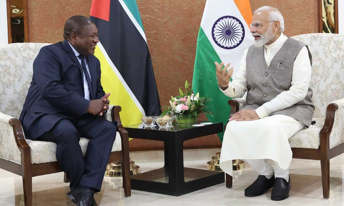 PM Modi and President of Mozambique discuss Defence and counter-terrorism