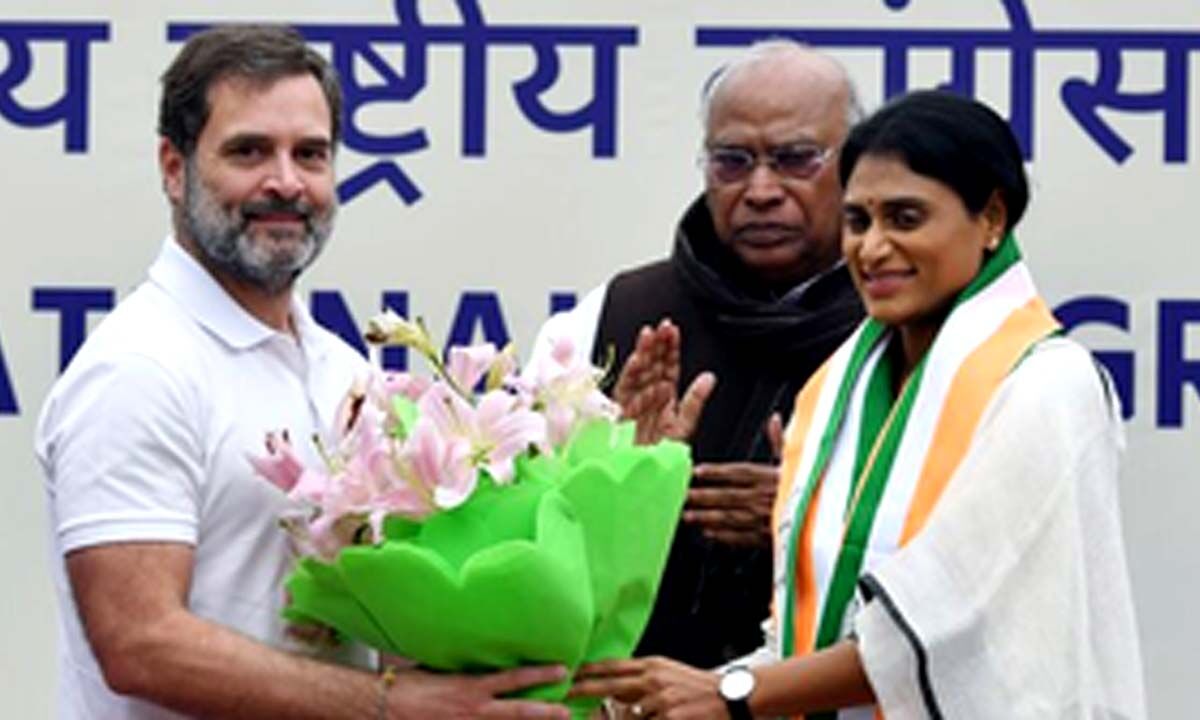 YS Sharmila appointed as APCC president, Gidugu Rydraraju as CWC ...