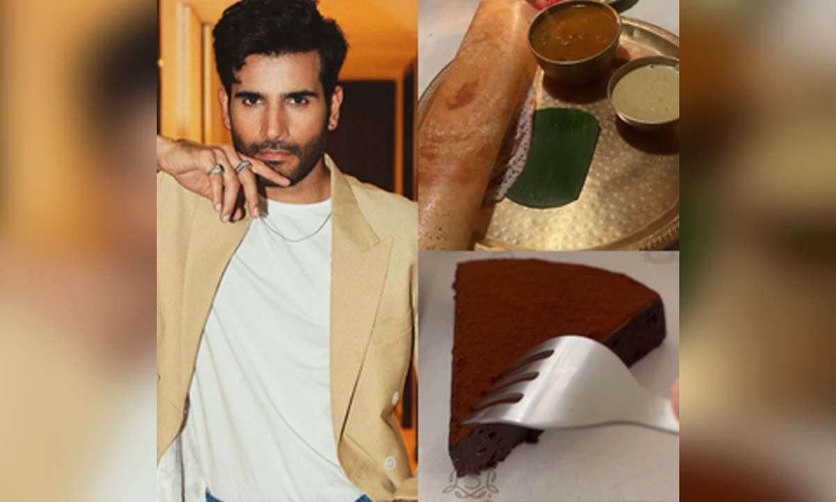 Karan Tacker unveils his foodie side; indulges in South Indian delights ...