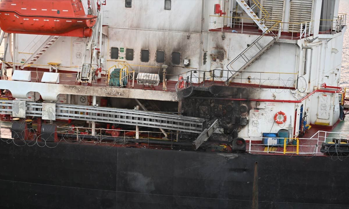 INS Visakhapatnam responds to drone attack swiftly