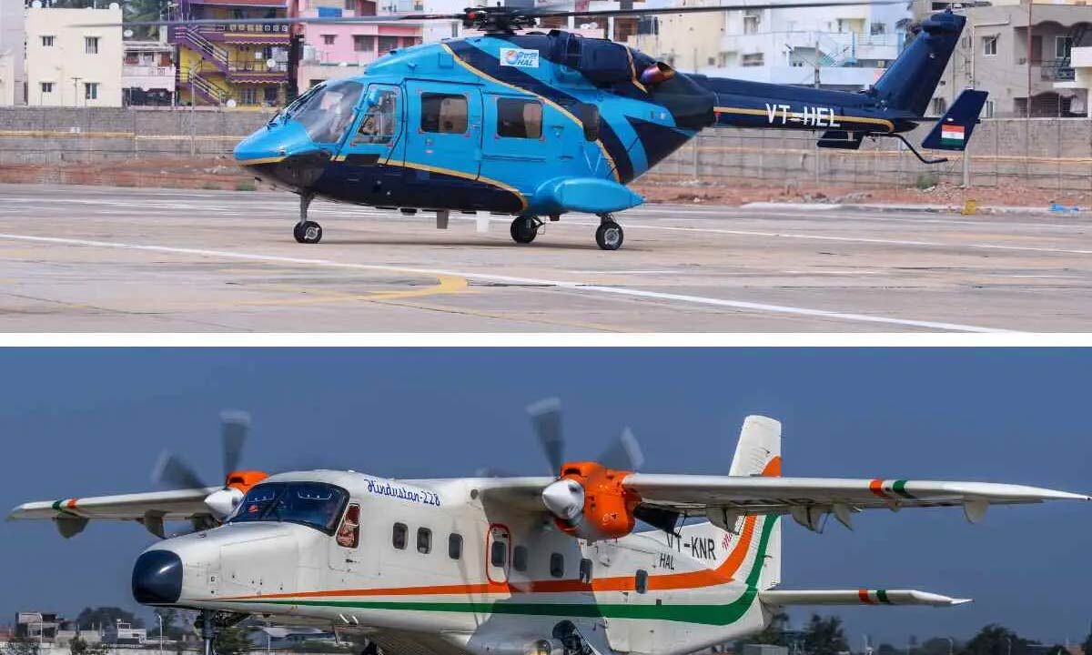 Hyderabad: HAL showcases indigenous civil platforms
