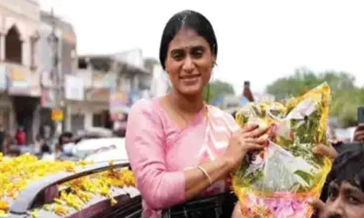 YS Sharmila to take charge as APCC chief today in Vijayawada