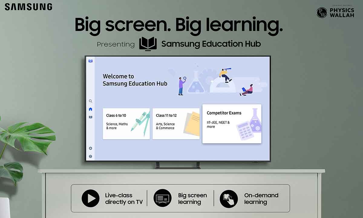 Samsung Teams Up with Physics Wallah for 'Samsung Education Hub' on TVs ...