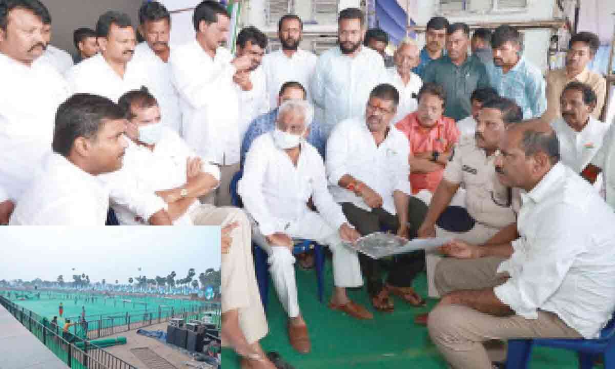 All set for YSRCP ‘Siddham’ meet at Bheemili today