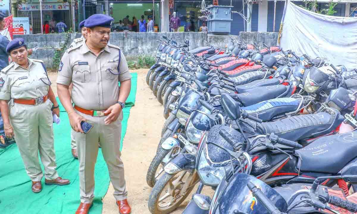 Three held, 41 stolen bikes recovered