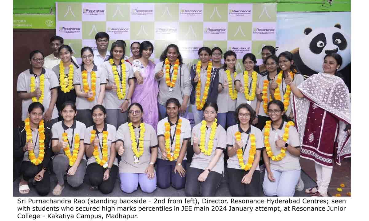 JEE main results 2024: 20 students from Resonance college score over 99 ...