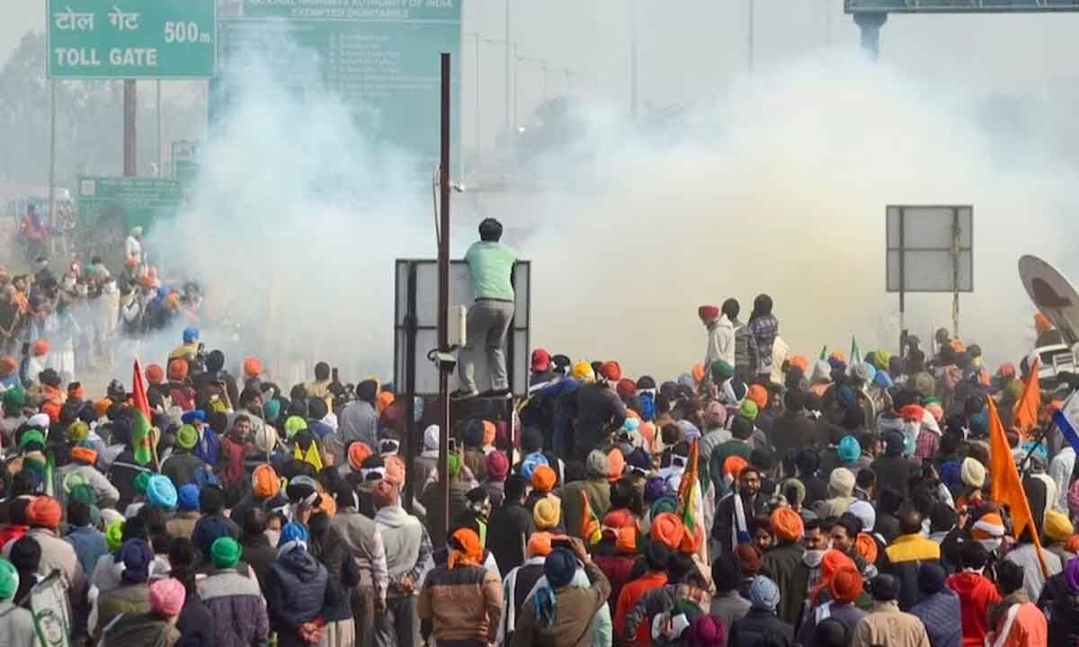 Protest Continues: Farmers March Towards Delhi Despite Heavy Police ...