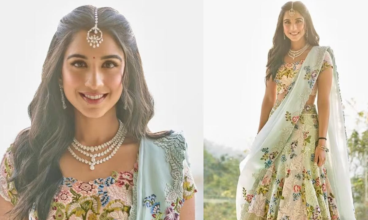 Radiant in Traditional Attire: Radhika Merchant's Lagan Lakhvanu Ceremony