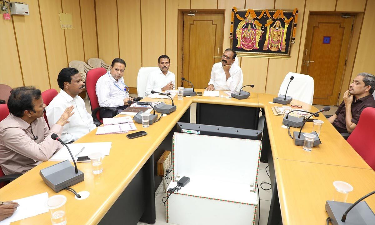 Arrangements for Tirupati Origin Ceremony on spree