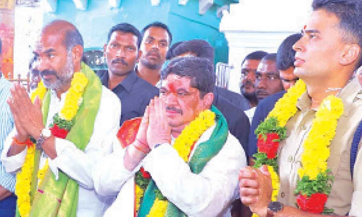Sircilla: BJP using Lord Ram for politics says Ponnam Prabhakar
