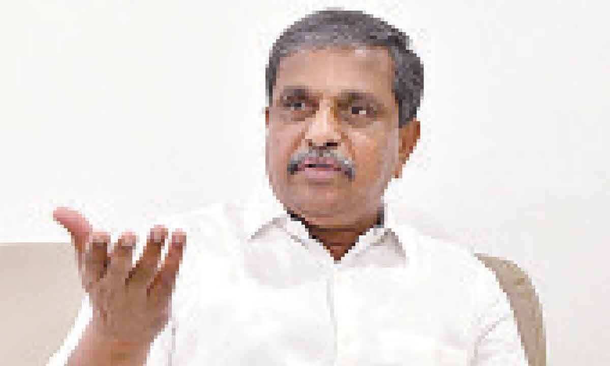 Vijayawada: Sunitha read out script of N Chandrababu Naidu, says Sajjala Ramakrishna Reddy