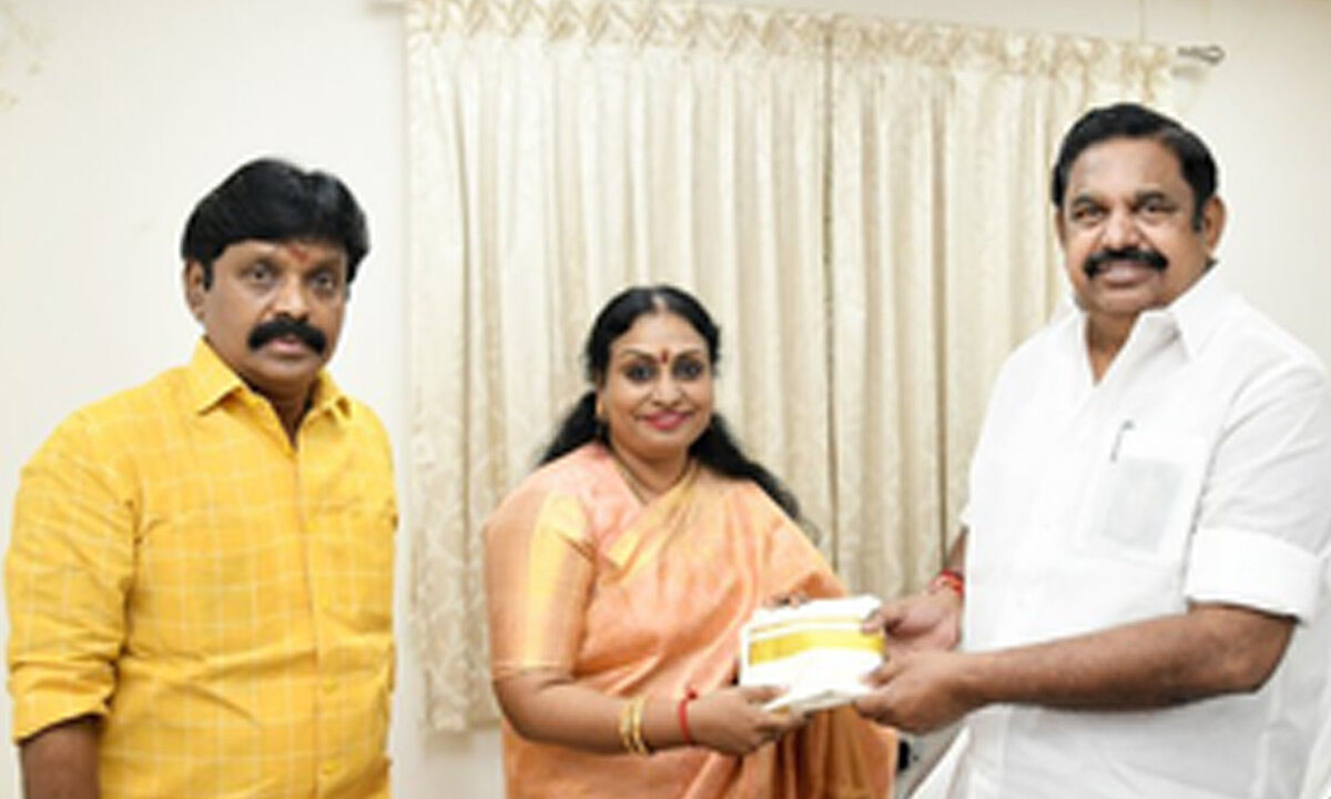 DMK woman leader who contested against Jayalalithaa in 2016 joins AIADMK