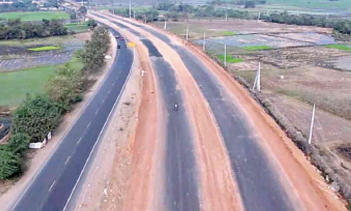 Work intensifies on NH-563 linking Jagtial to Khammam