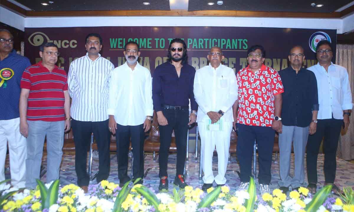 Grand Opening of 12th All India Open Bridge Tournament by Actor Nikhil ...