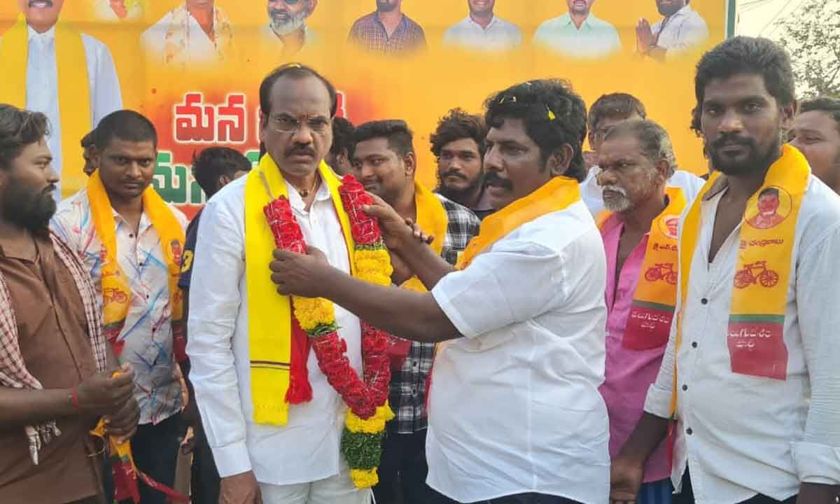 Eluru TDP candidate Badeti Chanti flays YSRCP