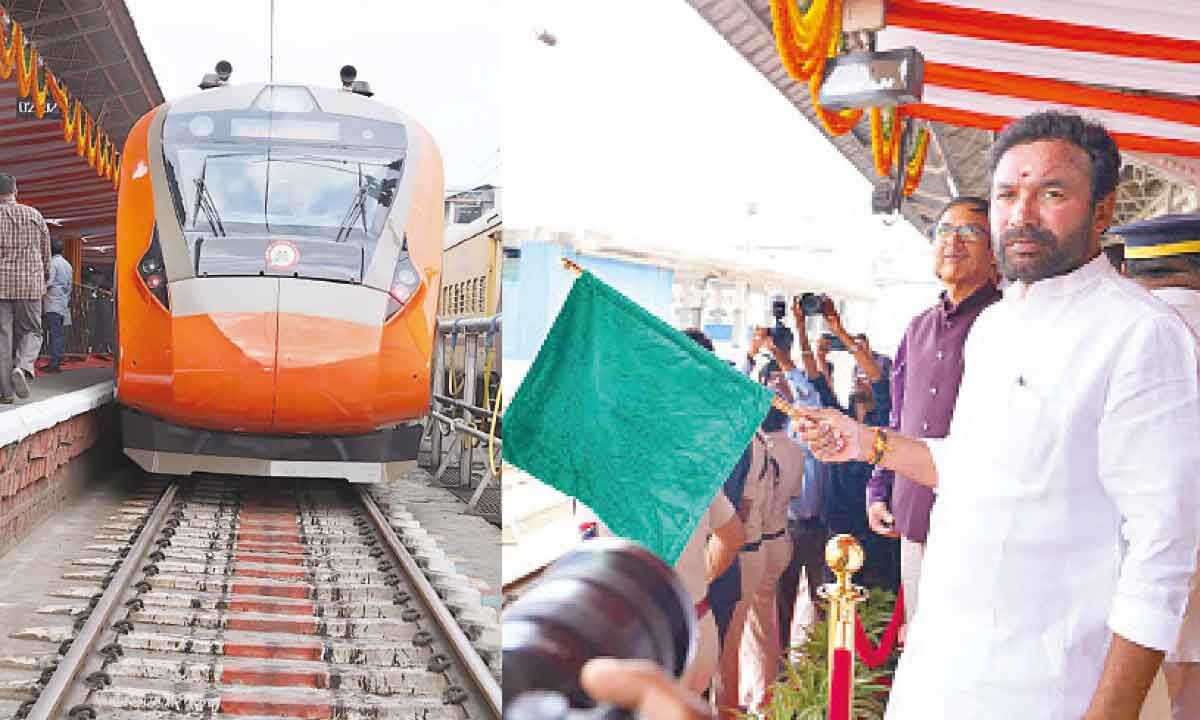 New VB express train with snazzy look wows students