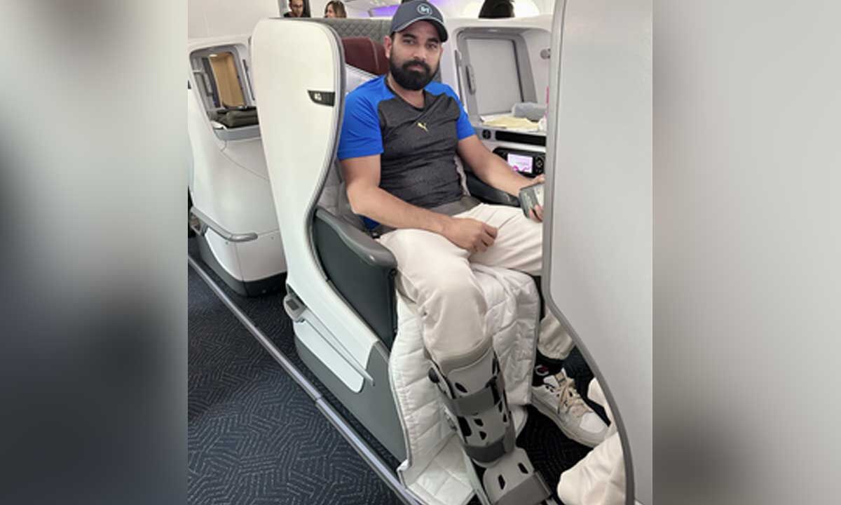 Shami returns to India post successful Achilles surgery