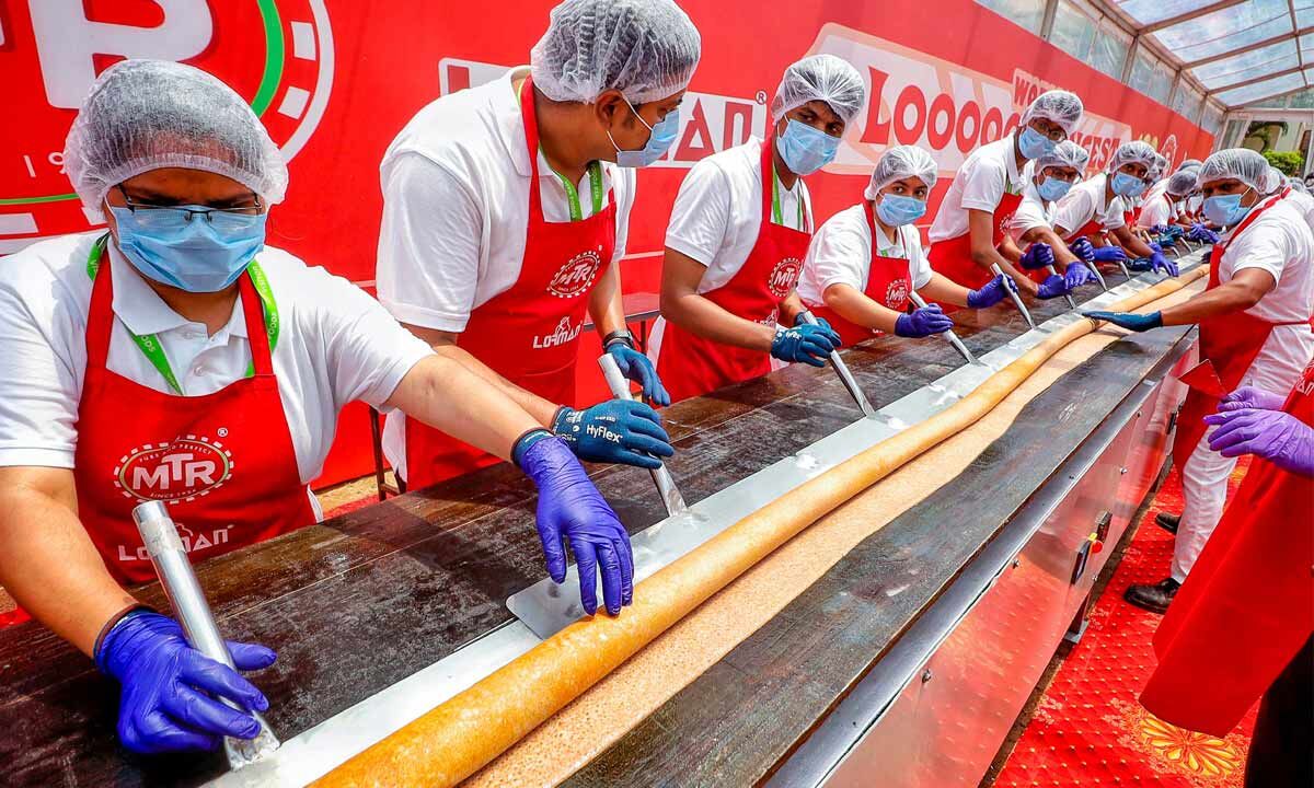 MTR pitches for Guinness World Records title for the longest Dosa