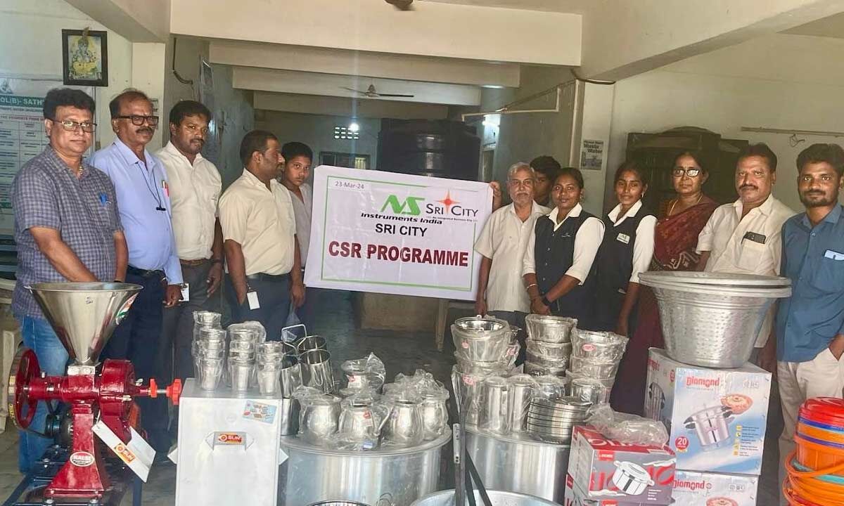 NS Instruments donates cooking equipment to residential school