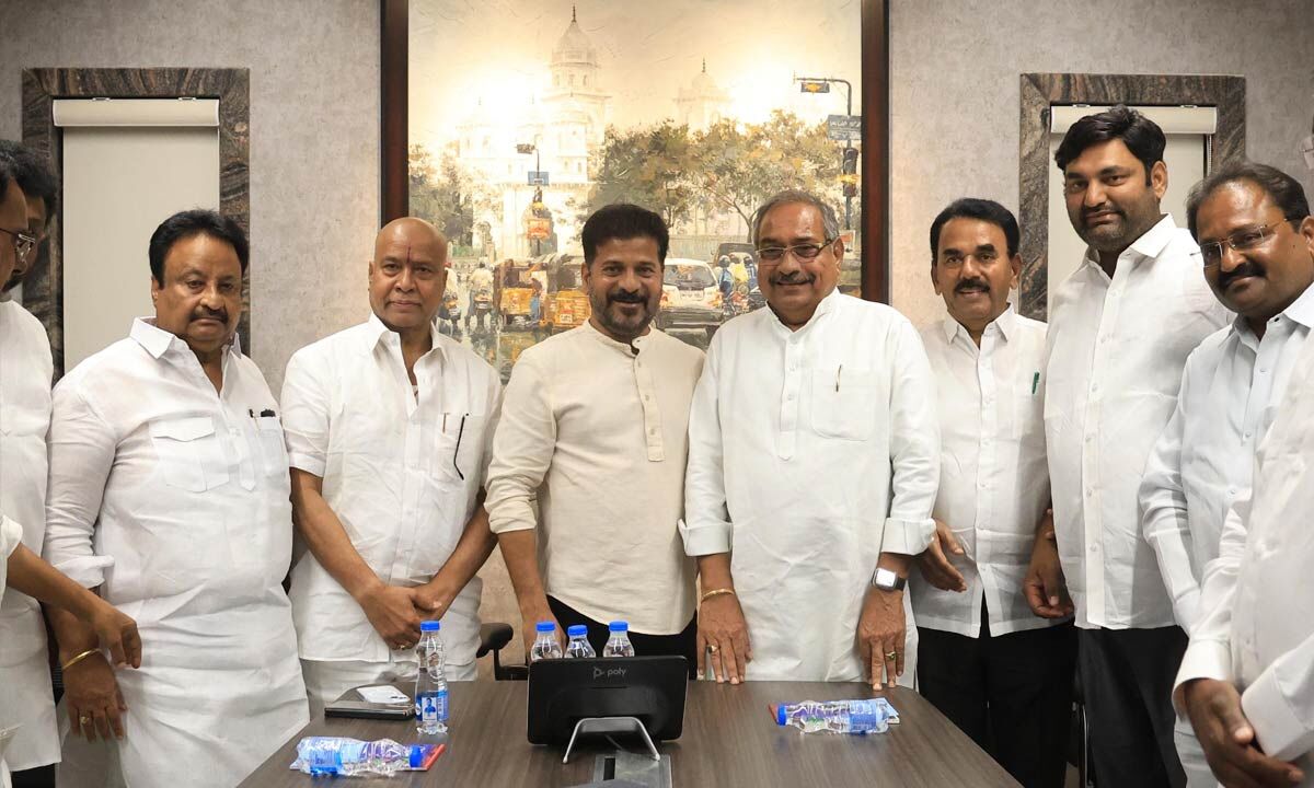 BRS leader Badmi meets Revanth