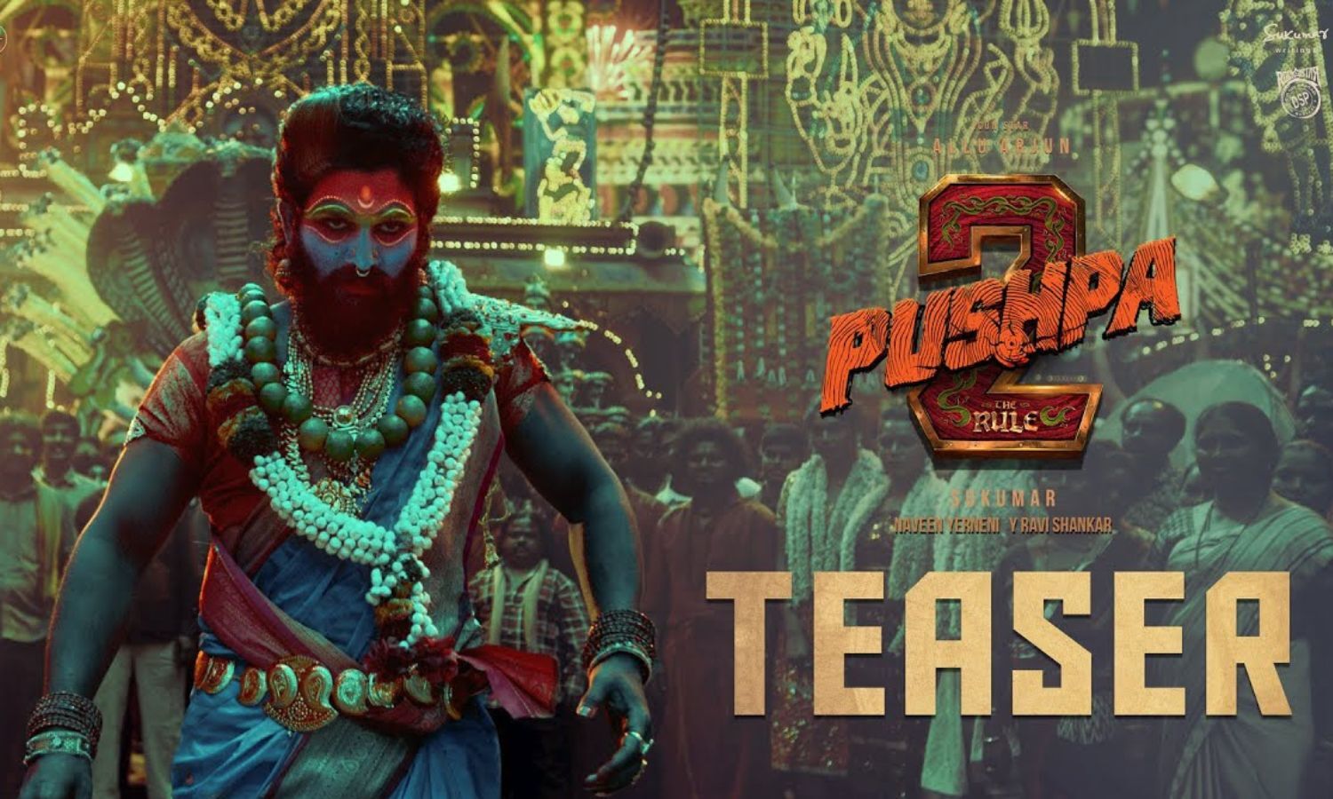 Pushpa 2: The Rule Teaser! Watch Pushpa Raj Return in Fiery Action