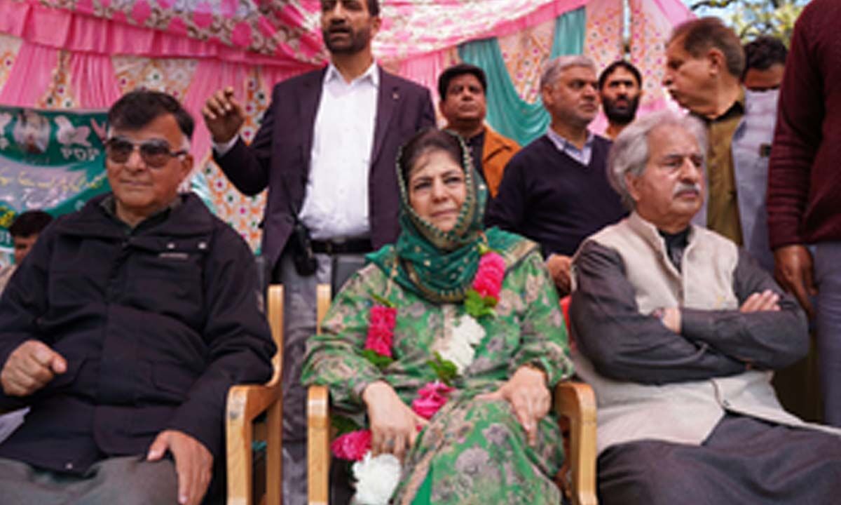 Will highlight attacks on dignity of J&K's people, says Mehbooba Mufti