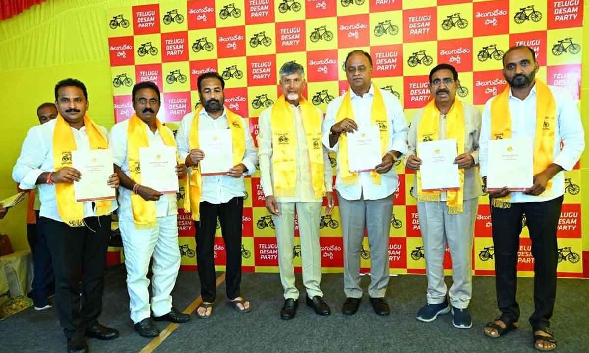 TDP candidates receive B-form
