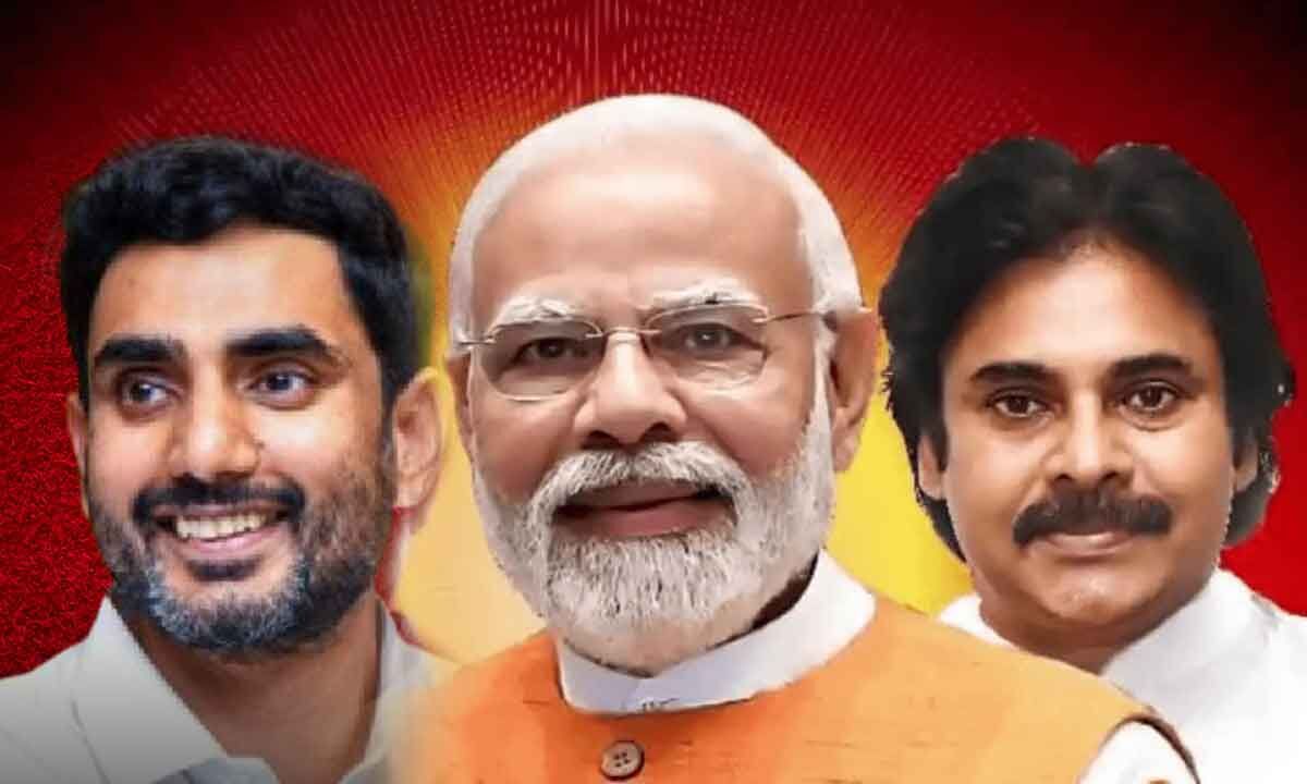 PM Modi, Pawan Kalyan and Nara Lokesh to share one stage in Rajahmundry today
