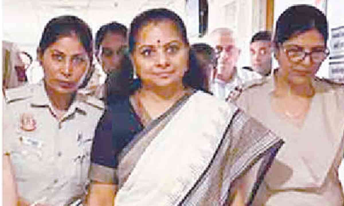 HC issues notice to CBI on K Kavitha’s bail plea