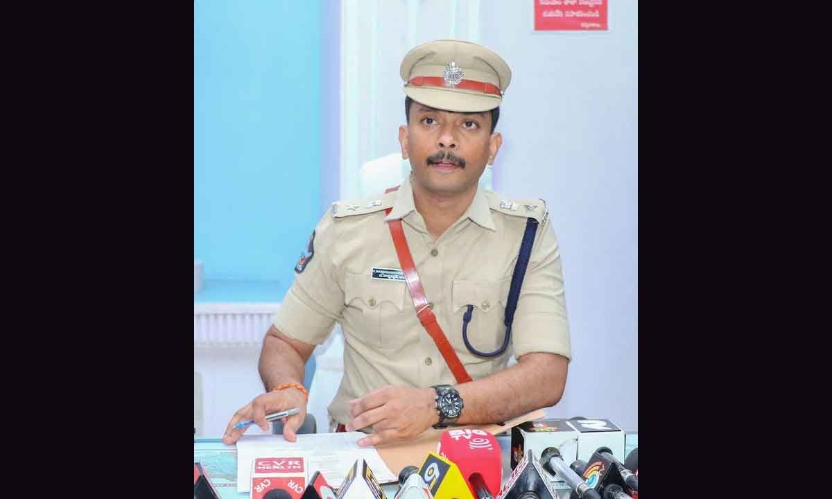 Harshavardhan Raju takes charge as Tirupati SP