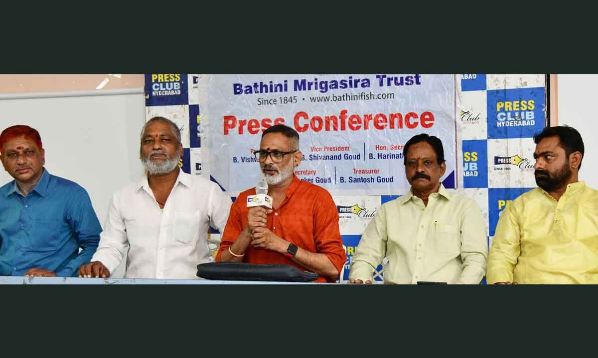 Bathini ‘Fish Prasadam’ distribution on June 8-9