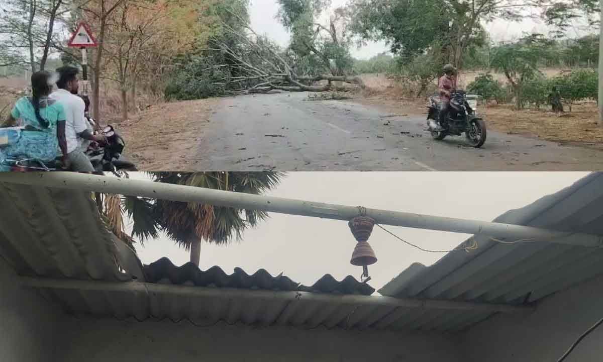 Sudden change in weather