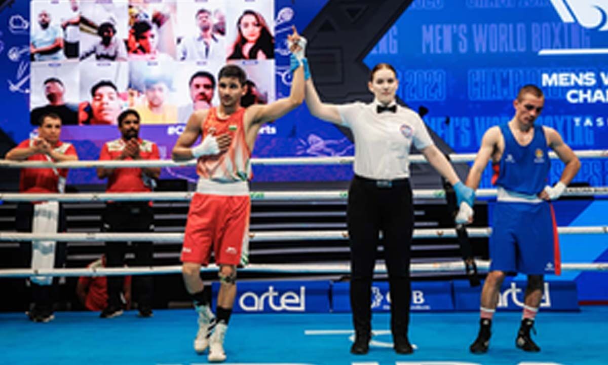 Boxing World qualifiers: Nishant Dev, Sachin Siwach register convincing ...