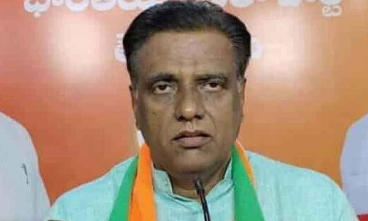 BJP demands Cong govt to take action against KCR