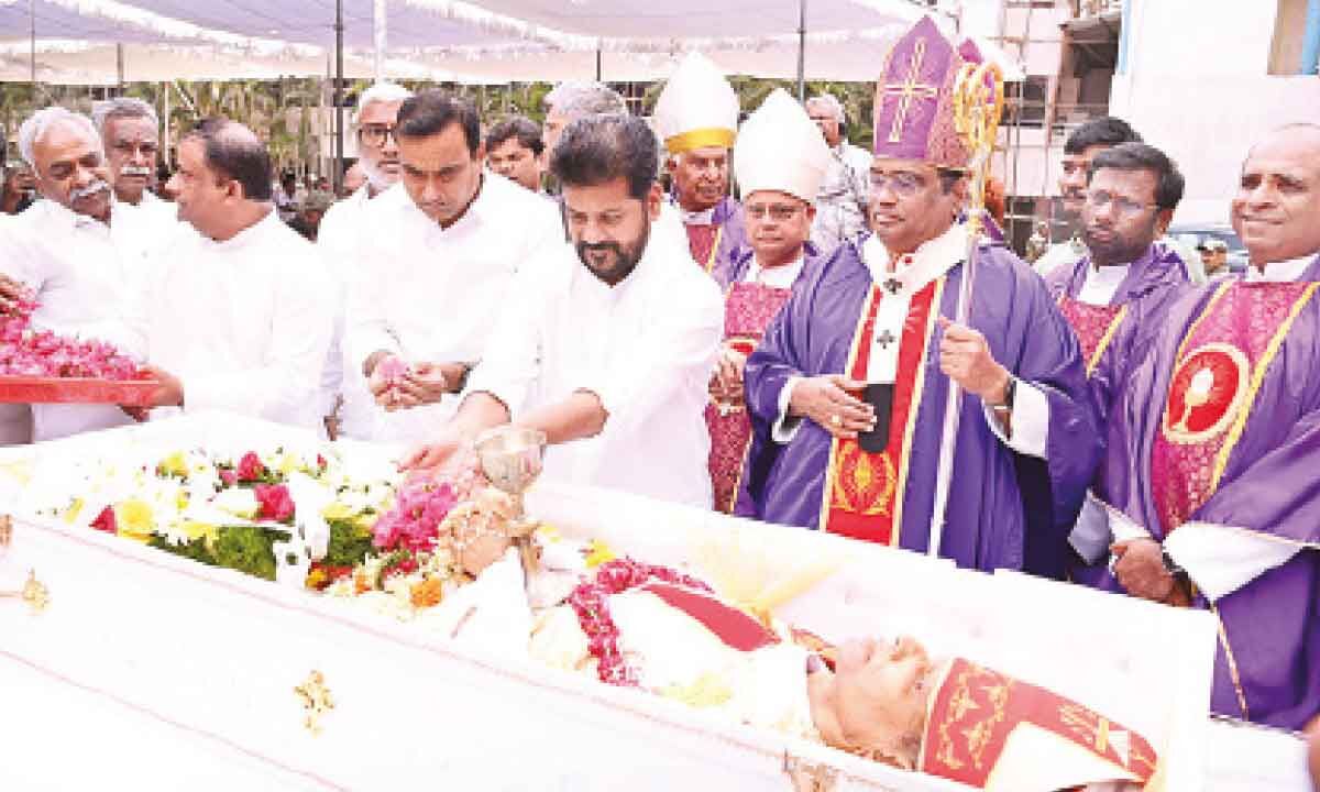 CM pays tributes to Archbishop Thumma Bala