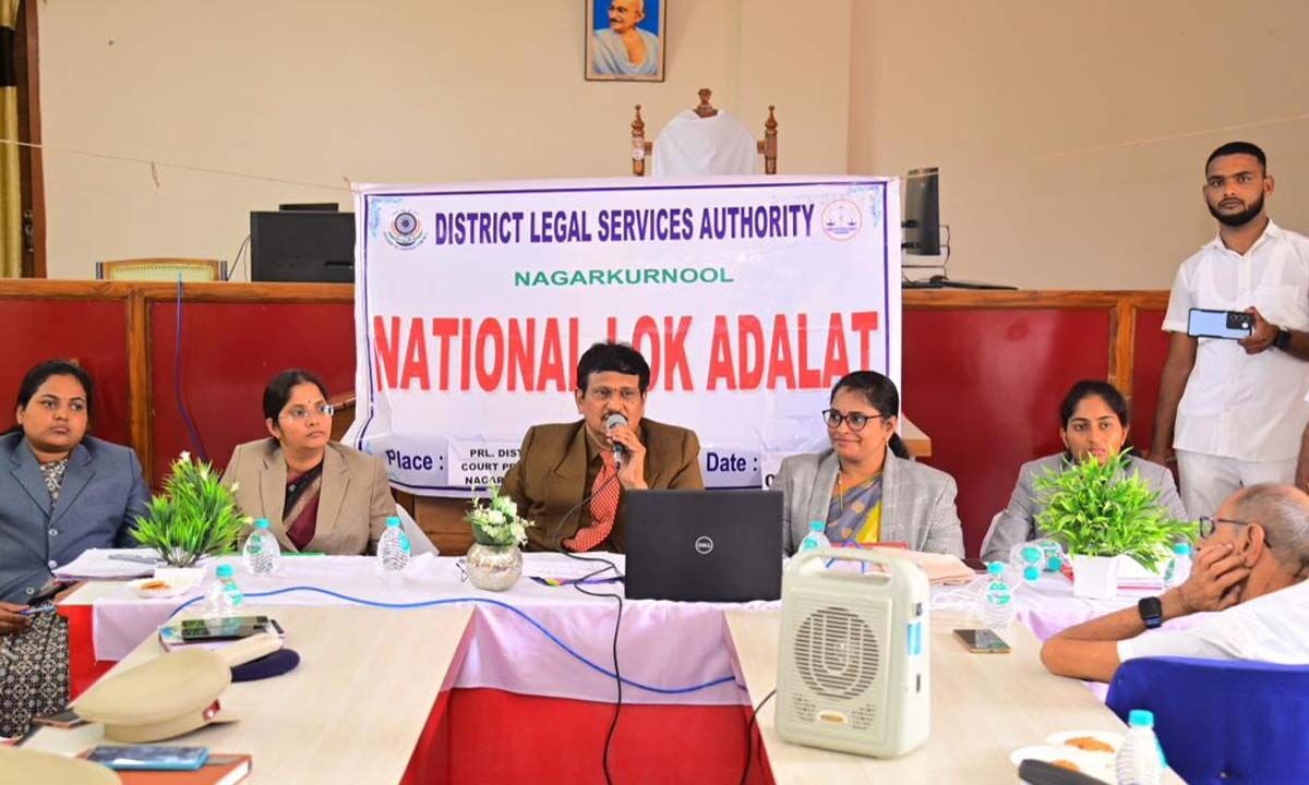 Use National Lok Adalat to resolve cases. District Chief Justice D ...