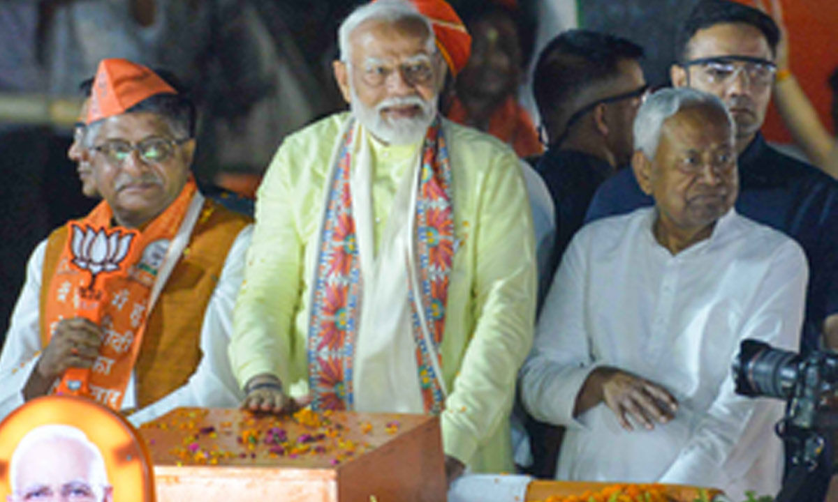 NDA leading on 34 seats in Bihar