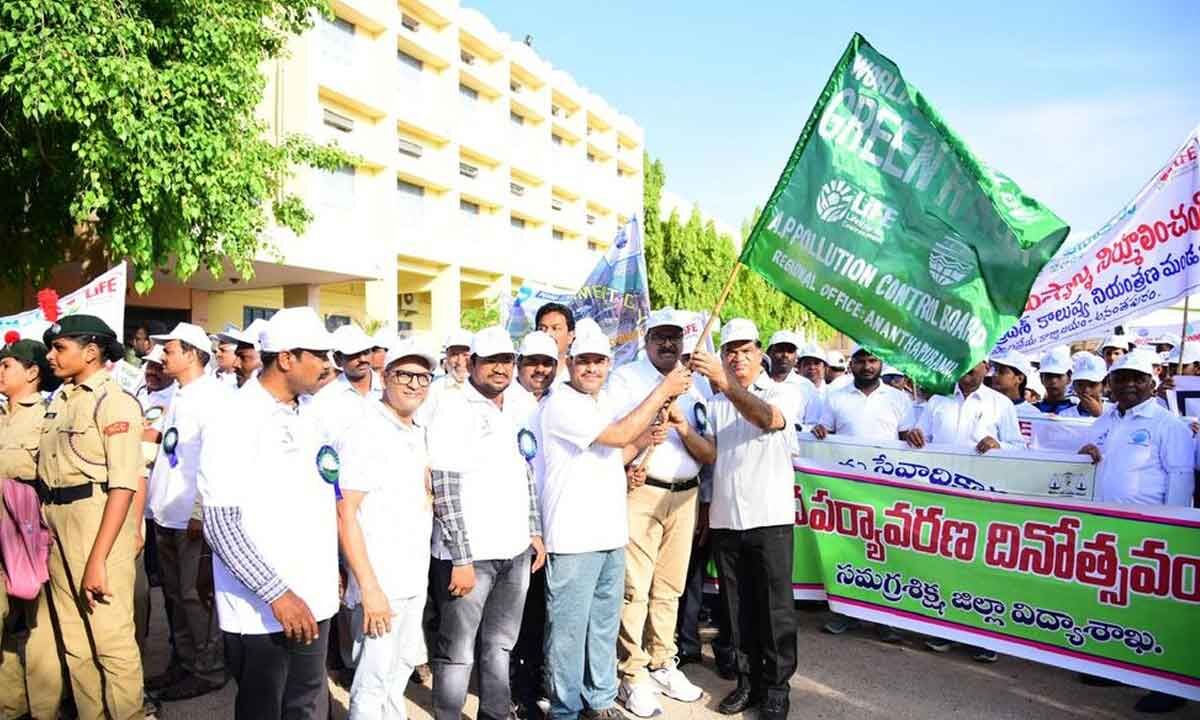 Anantapur: Green rally held
