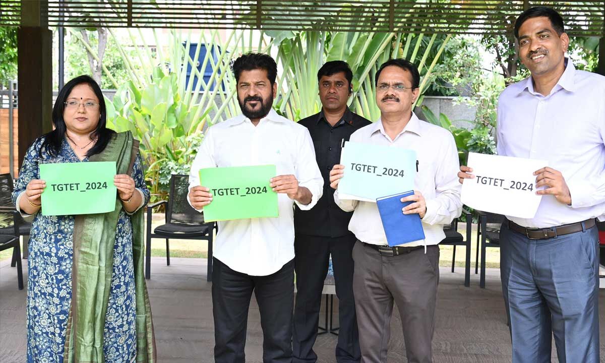 Chief Minister A Revanth Reddy released TG TET-2024 results on Wednesday.