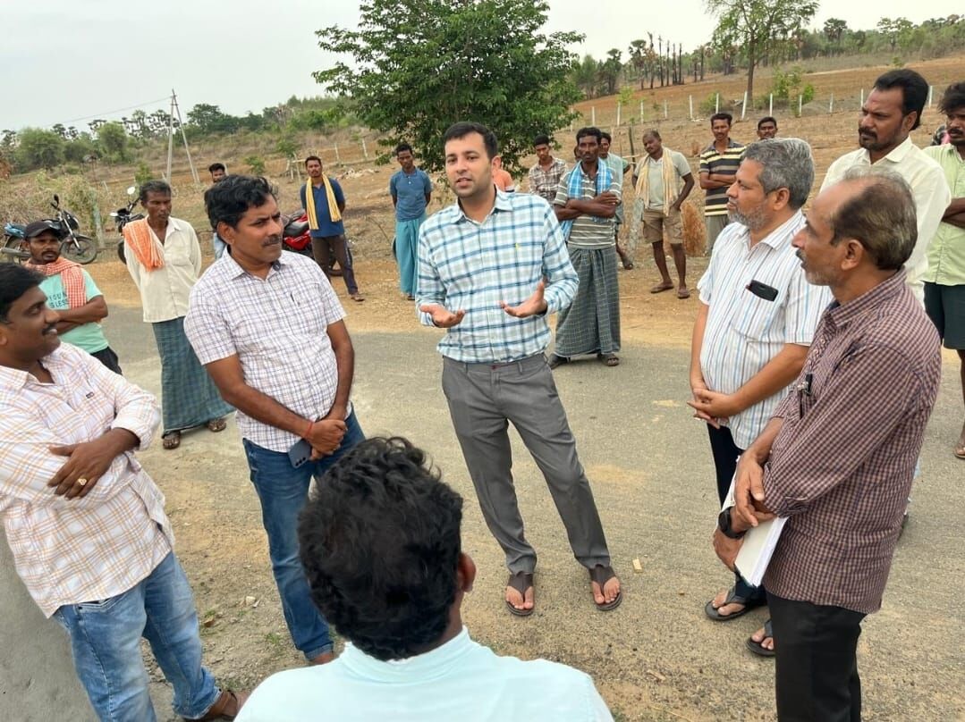 ITDA Project Officer Pratik Jain to provide electricity to villages